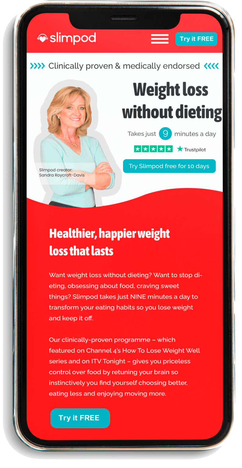 Slimpod Gold Programme - Slimpod - stop binge eating
