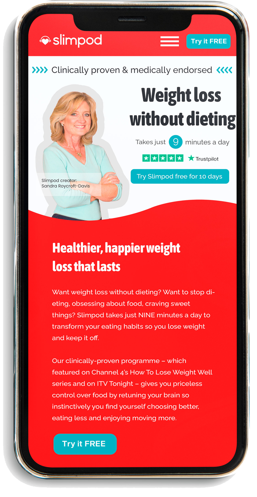 Slimpod Gold Programme - Slimpod - stop binge eating