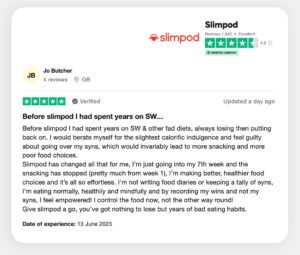 Difference between Slimpod and WeightWatchers